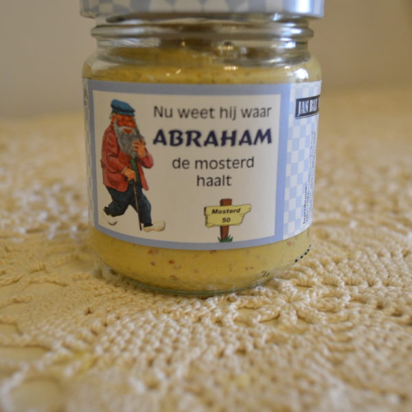 mosterd 50- jaar abraham - Inde Soete Suyckerbol